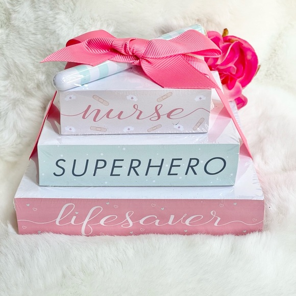 Office | New With Tags Nurses 4 Pc Stationary Gift Set 3 Tablets 20 ...